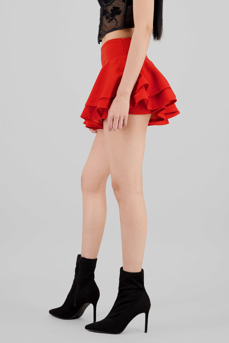 Falda Triple Olan Lisa