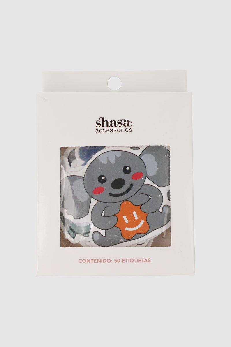 Set 50 stickers koalas