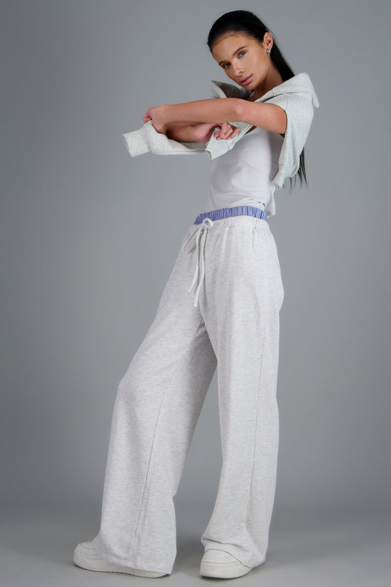 Pants tacto suave doble pretina
